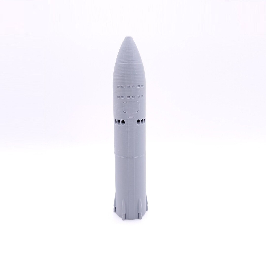 Starship HLS - 1", 3", 6" or 12" Model - Custom Kit Lunar Space Rocket ...