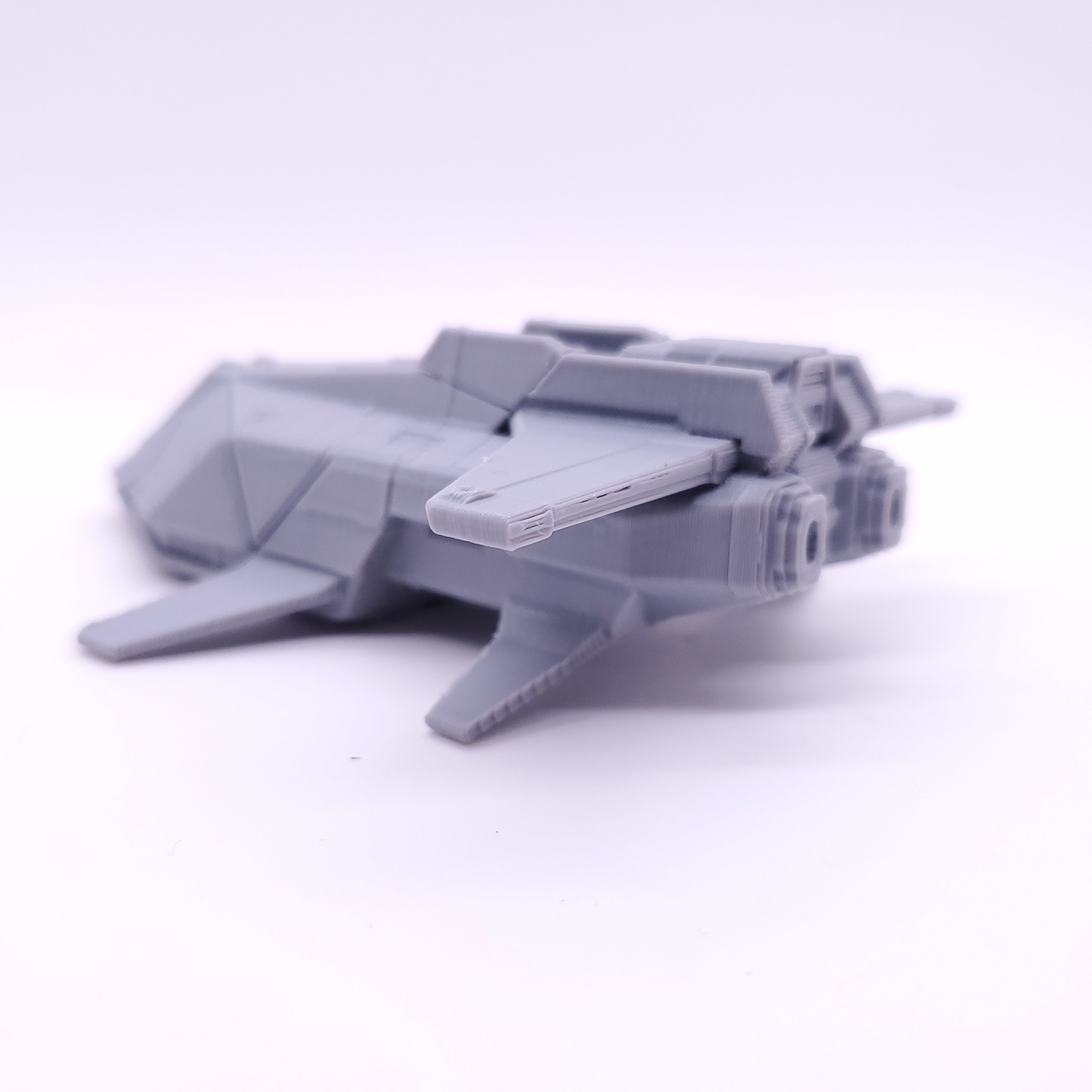 Federal Dropship - 1", 3", 6", 9" or 12" Model - Custom Spaceship Sci ...
