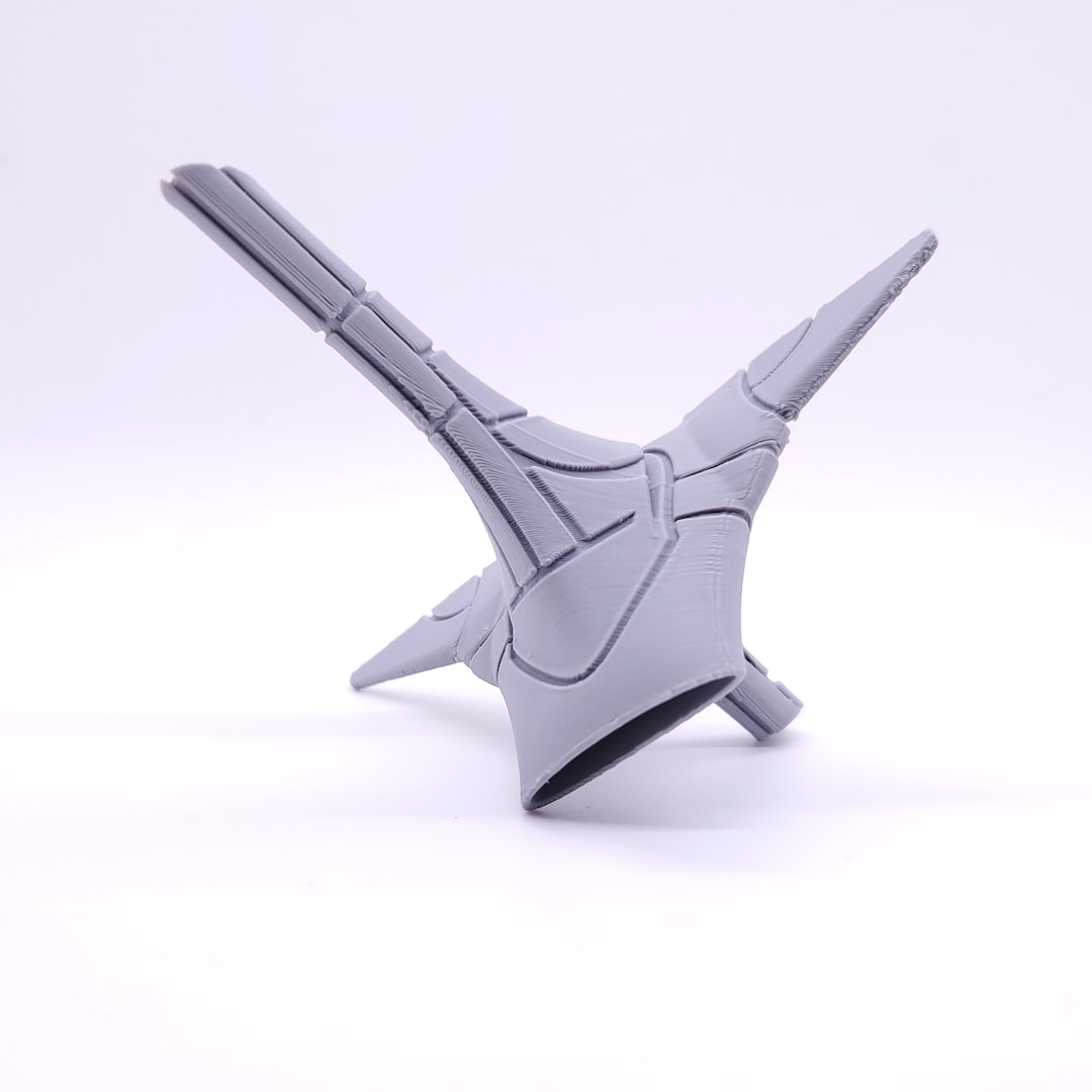 Asari Ascension - 1", 3", 6", 9" or 12" Model - Custom Spaceship Sci-fi ...