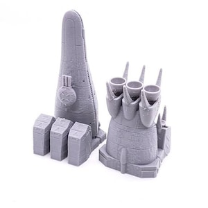 Garfish Class 1", 3", 6" or 12" Model - Custom Kit Robotech Space Ship ...