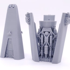 Razorback - 1", 3", 6" or 12" Model - Custom Kit Firehawk Space Ship ...