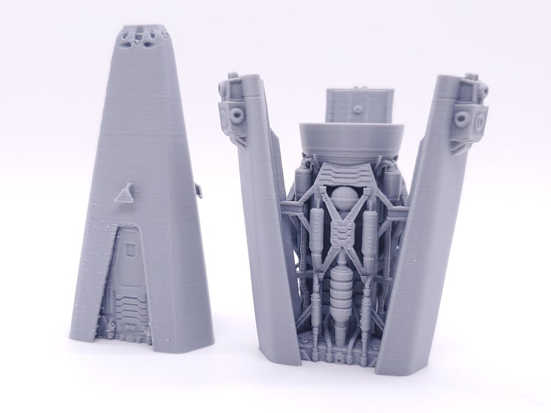 Razorback - 1", 3", 6" or 12" Model - Custom Kit Firehawk Space Ship ...