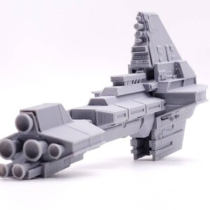 Starhawk-class Battleship - 1", 3", 6" or 9" Model Kit Custom ...
