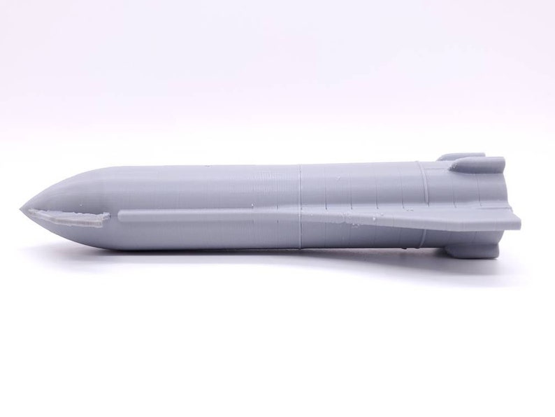 Starship Mk1 - 1", 3", 6" or 12" Model - Custom Kit Spacex Space Rocket ...