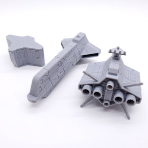 Geneva Class - 1", 3", 6" or 12" Model - Custom Kit Robotech Space Ship ...