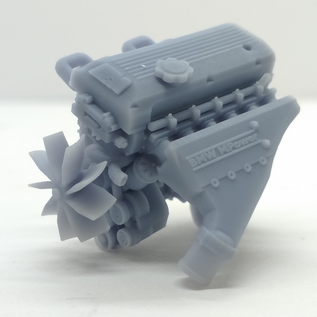 BMW 3 Series M3 E46 Engine 1/32, 1/24, 1/18, 1/12, 1/8 Scale Model ...