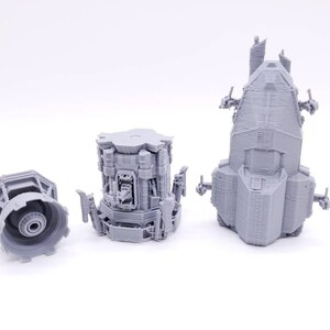The Rocinante - 1", 3", 6" or 12" Model - Custom Kit Space Ship ...