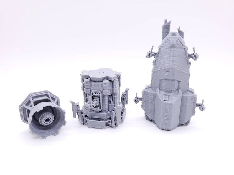 The Rocinante - 1", 3", 6" or 12" Model - Custom Kit Space Ship ...