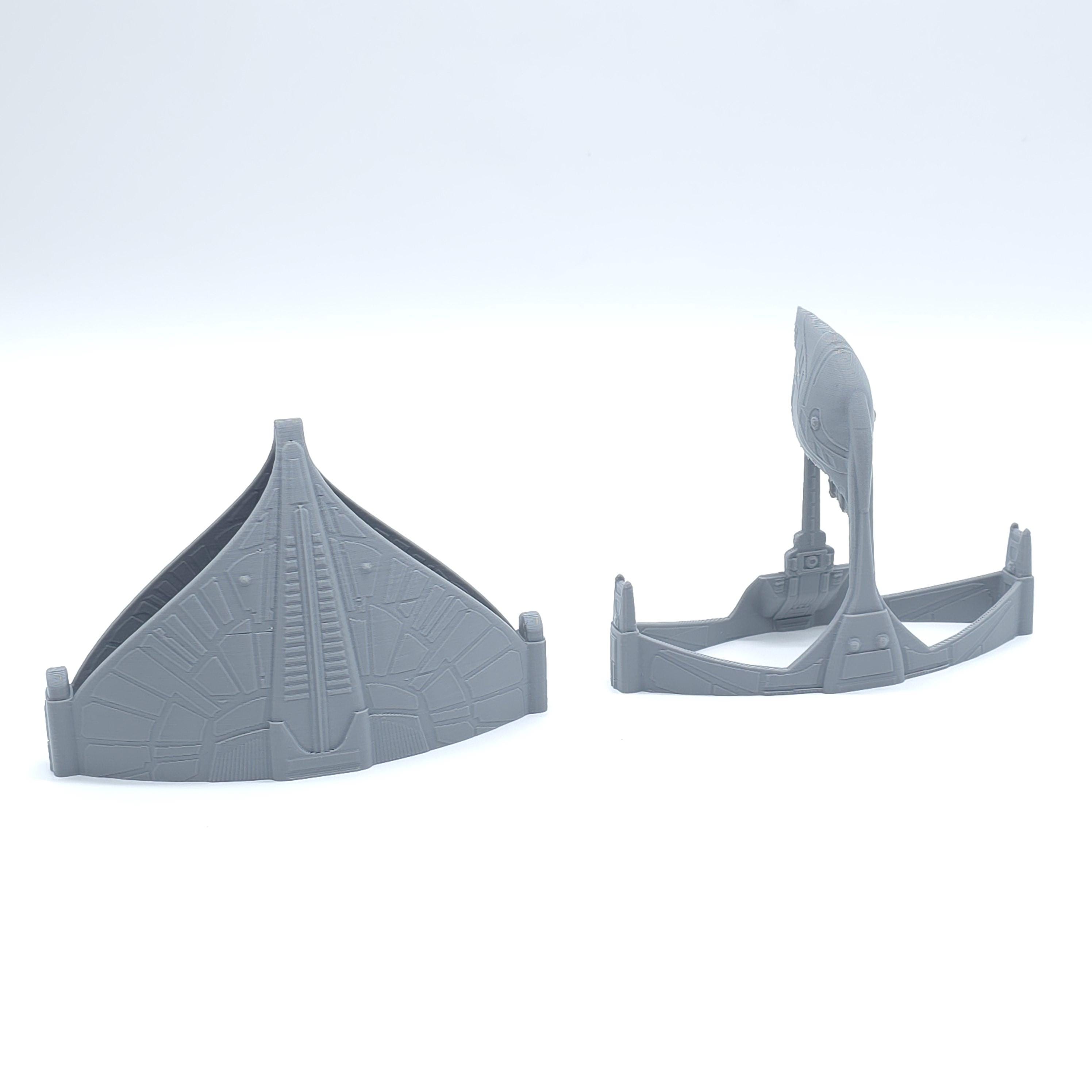 Warbird - 1", 3", 6" or 12" Model - Custom Spaceship Sci-fi Model Kit ...