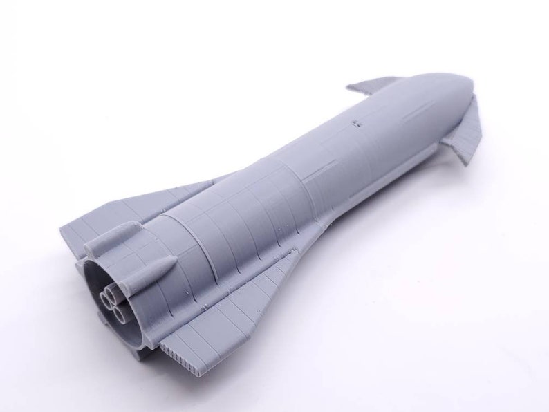 Starship Mk1 - 1", 3", 6" or 12" Model - Custom Kit Spacex Space Rocket ...