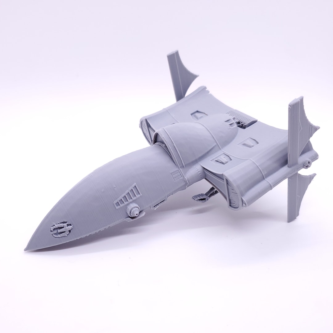 The Bebop - 1", 3", 6" 9" or 12" Model - Custom Spaceship Sci-fi Model ...