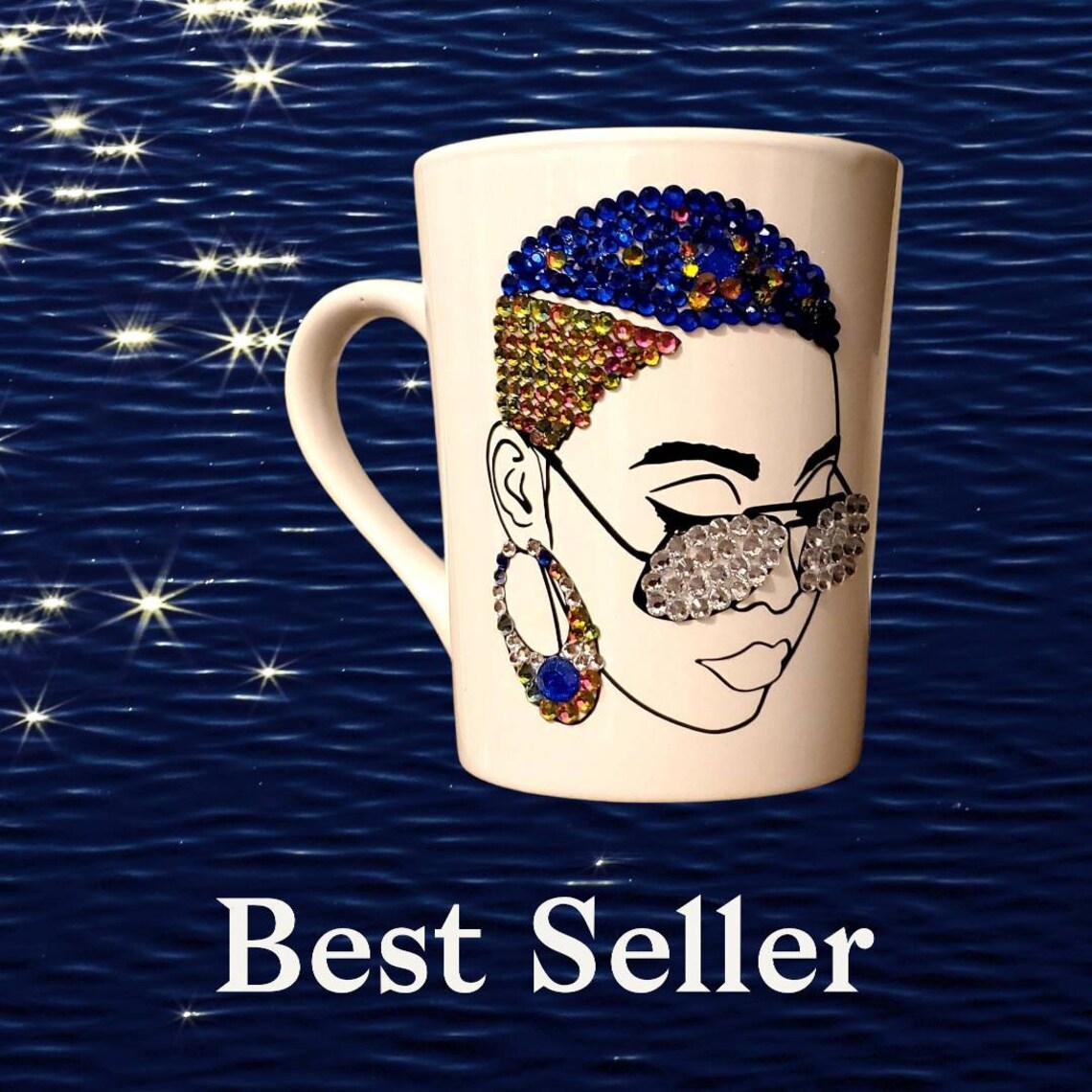 Personalized Mugs Personalized Mugs Blinged Out Mug Gift - Etsy