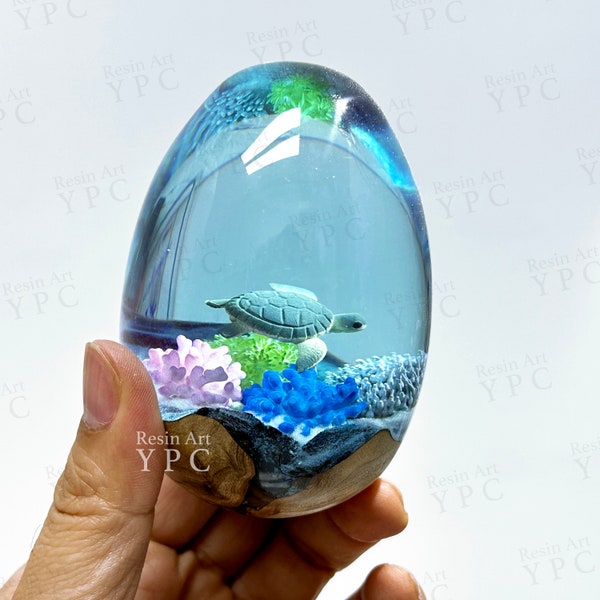 Ocean Egg With Lamp - Etsy