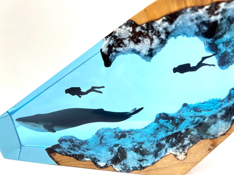 Blue Whale Couple Diver Scuba Diving Winter Gift Large - Etsy