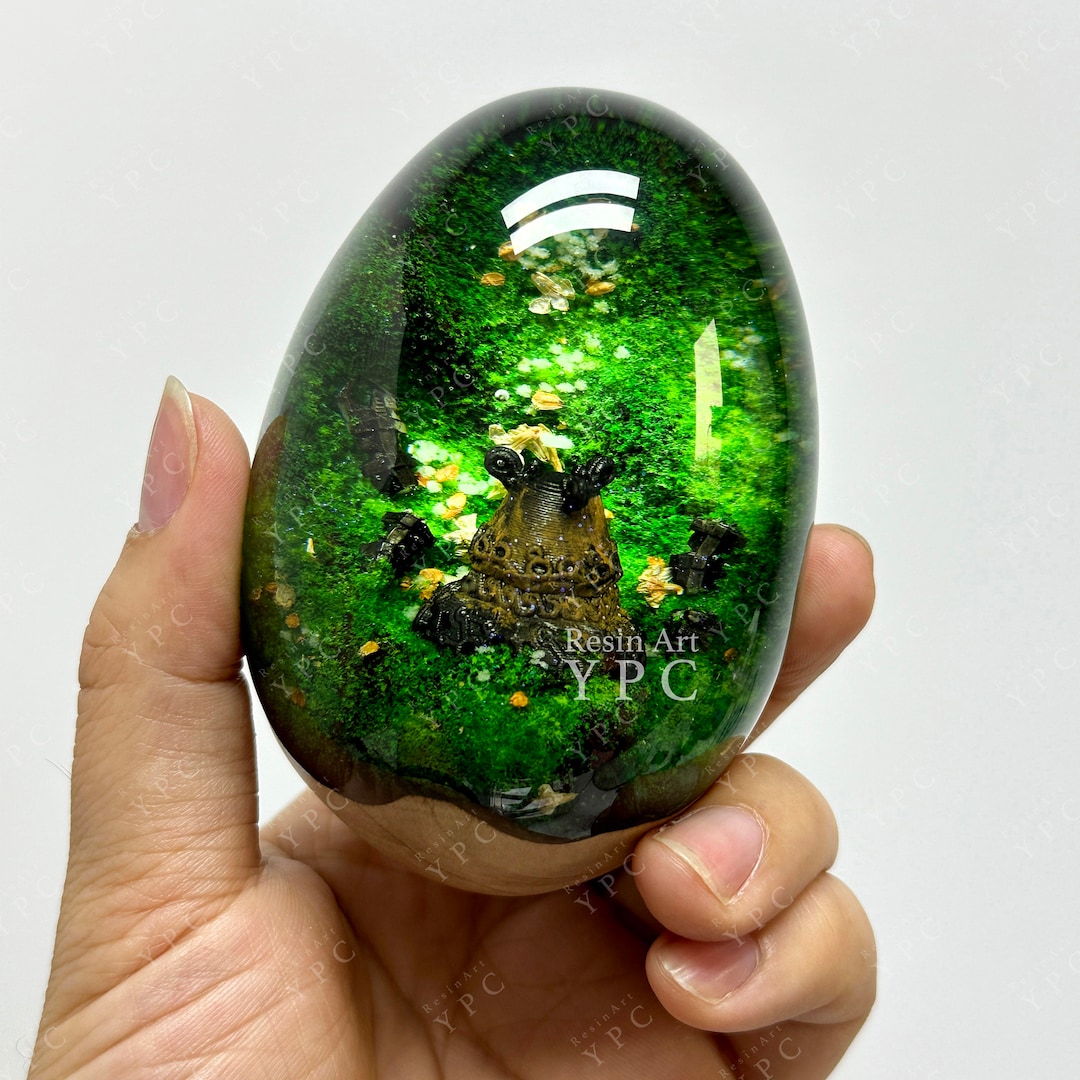 Decayed Guardian in the Forest - Handcrafted Resin Wood Eggs - Loz Gift ...