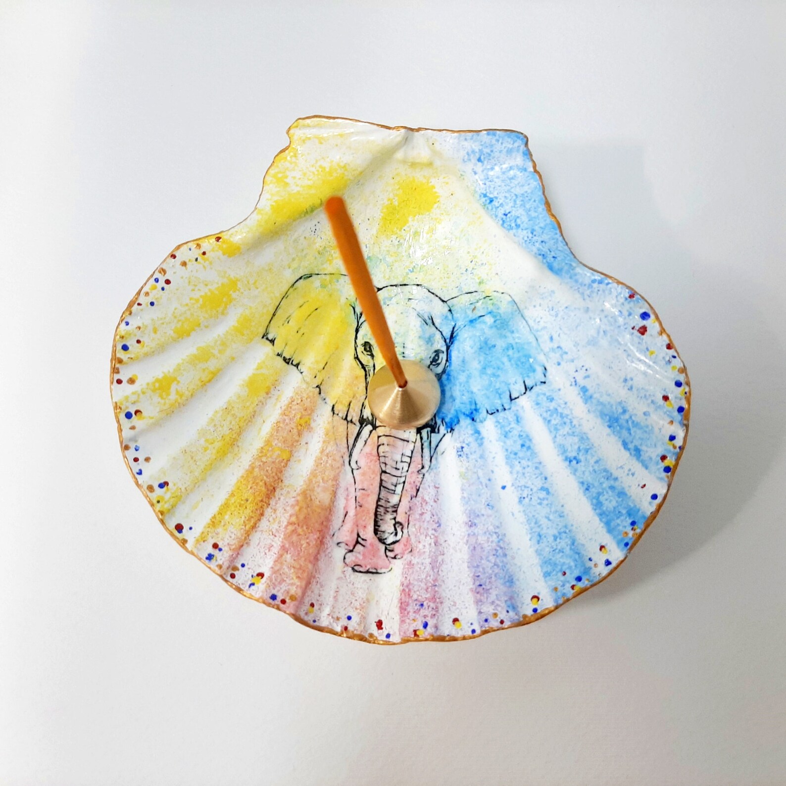 Elephant Shell Trinket Dish for Baby Shower Birthday Home - Etsy