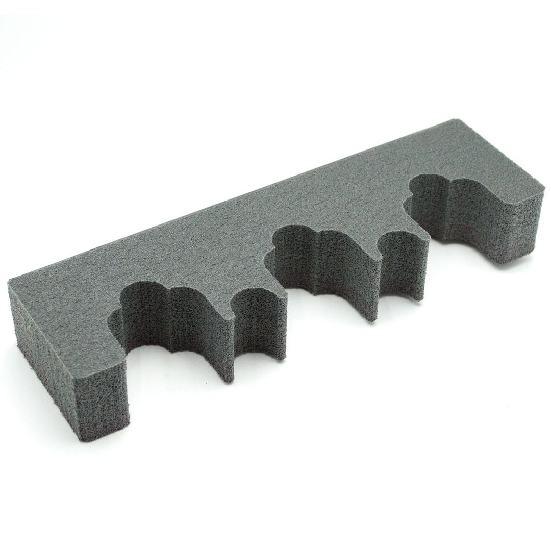 Three Foam Gun Rack - Rifle Barrel Rest With Magnetic Strip - Gun ...