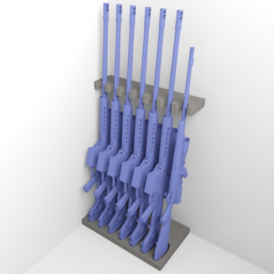 Kit Foam Gun Rack for 7 Gun kfdo7_pl. Rifle Barrel Rest. Gun - Etsy