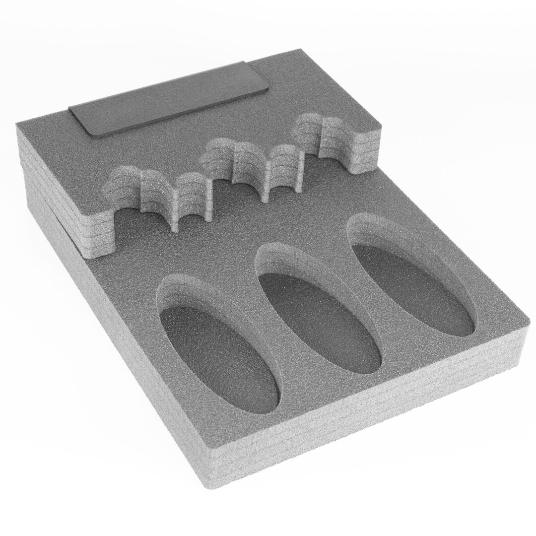 Kit Foam Gun Rack for 3 Gun kfdo3_pl. Rifle Barrel Rest. Gun Storage ...