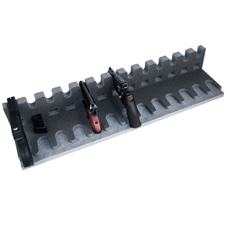 13 GR Gun & Magazine Holders. Rkrack Foam Gun Rack for Pistol/handgun ...