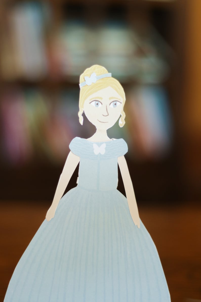 Cinderella Paper Doll Printable - Etsy Canada