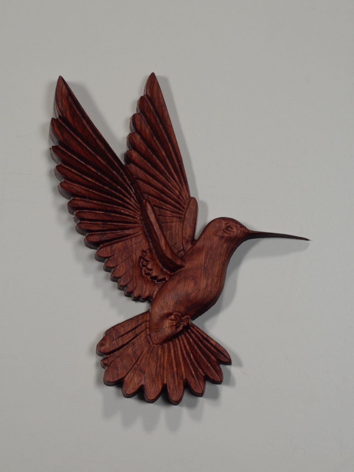 Wooden Hummingbird Wall Decor – Elegant Nature-inspired Art - Etsy