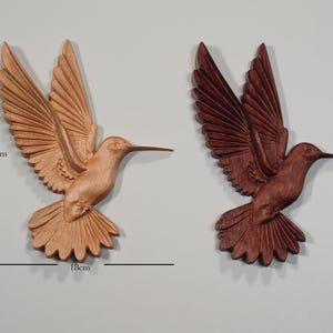 Wooden Hummingbird Wall Decor – Elegant Nature-inspired Art - Etsy