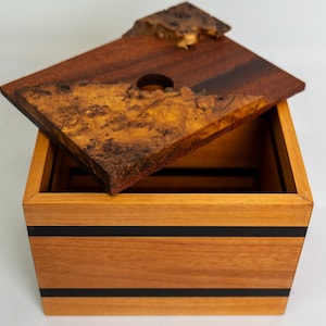 Small Wooden Handmade Trinket Box Jewellery Storage Box for Loved One ...