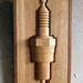 Carved Wooden Spark Plug Wall Art: Oak & Walnut Garage Decor - Etsy