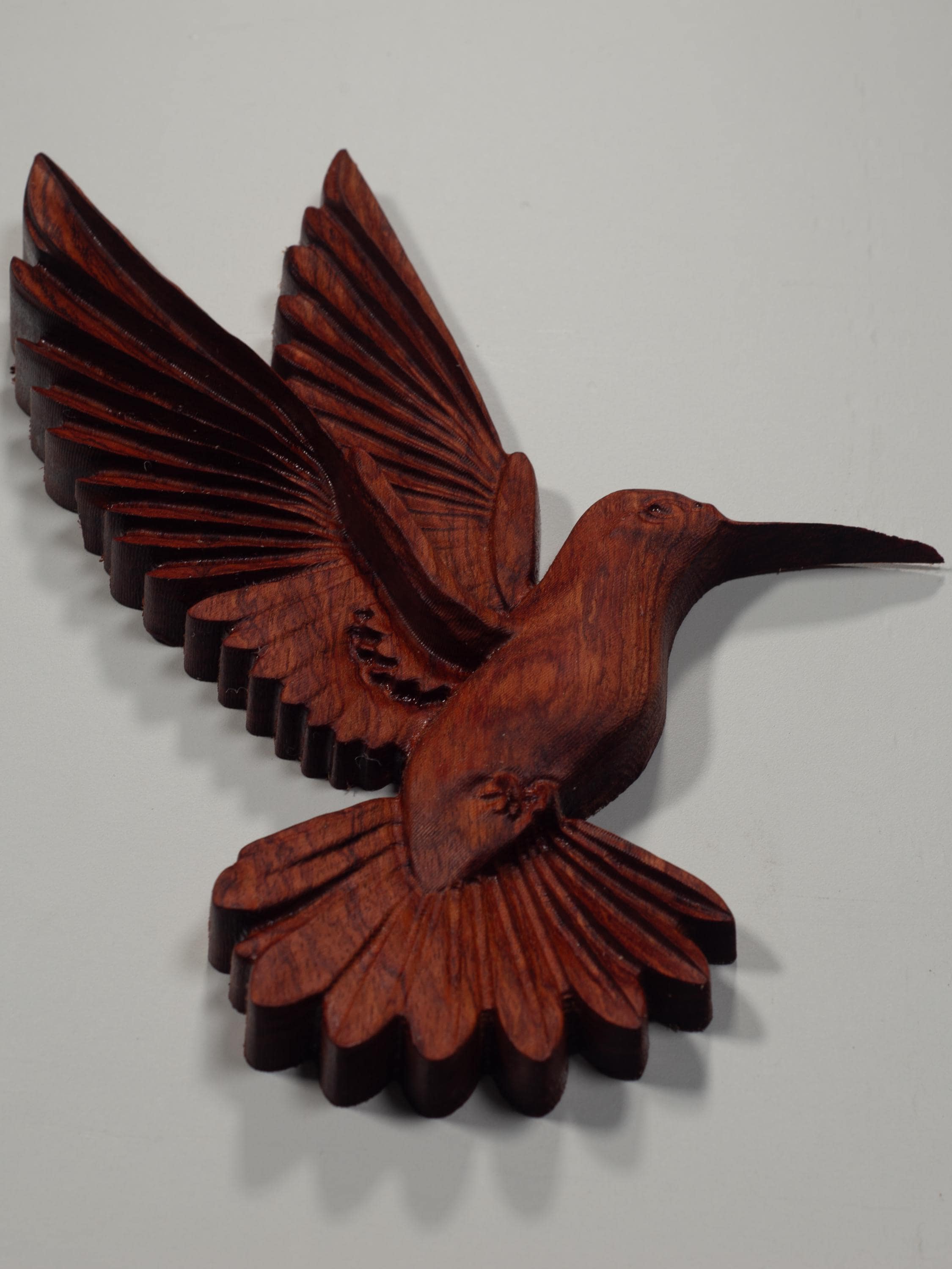 Wooden Hummingbird Wall Decor – Elegant Nature-inspired Art - Etsy