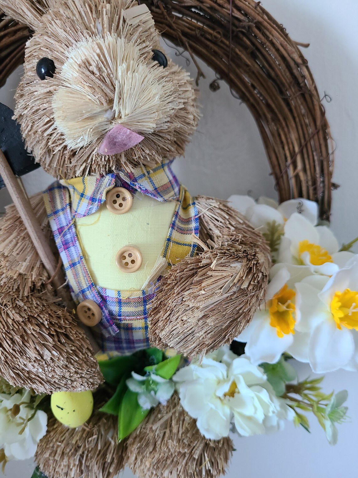 Easter Door Wreath,easter Door Decor,easter Bunny Decor,easter Door ...