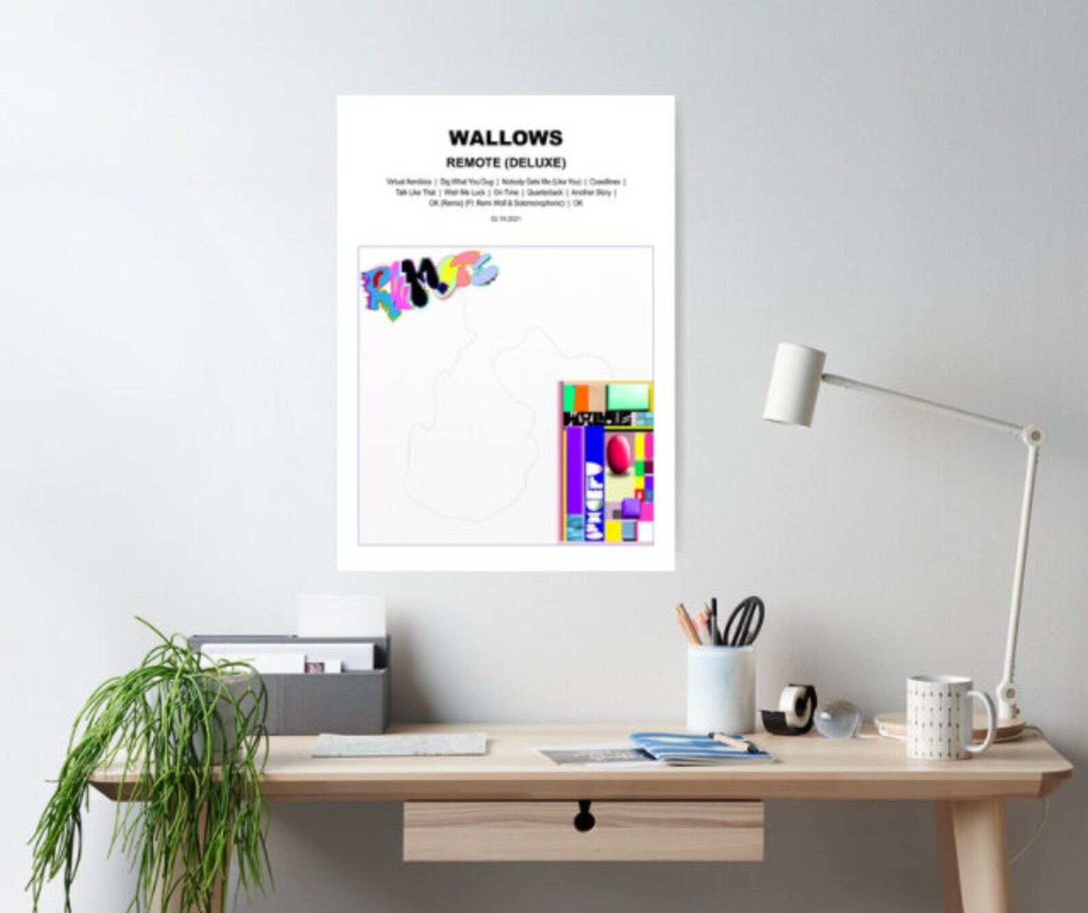 Wallows Remote Deluxe EP 2021 Music Album Cover Poster | Etsy