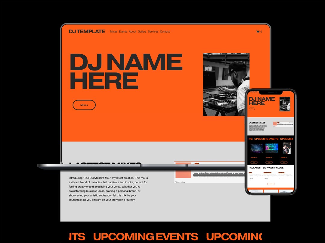 Website Template for Artist Squarespace 7.1 Portfolio Template ...