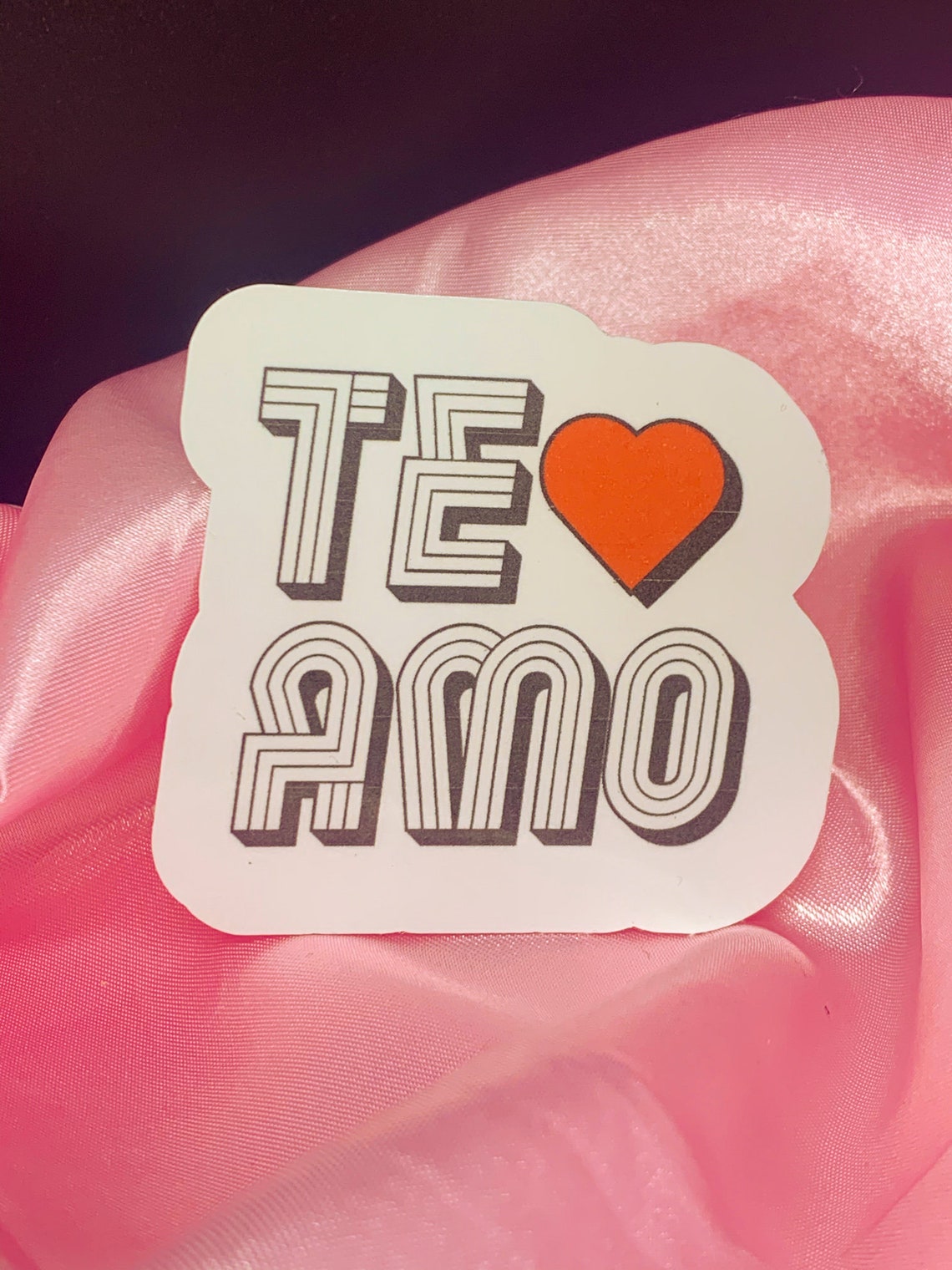 Te Amo Sticker High-quality Scratch-resistant Stickers - Etsy