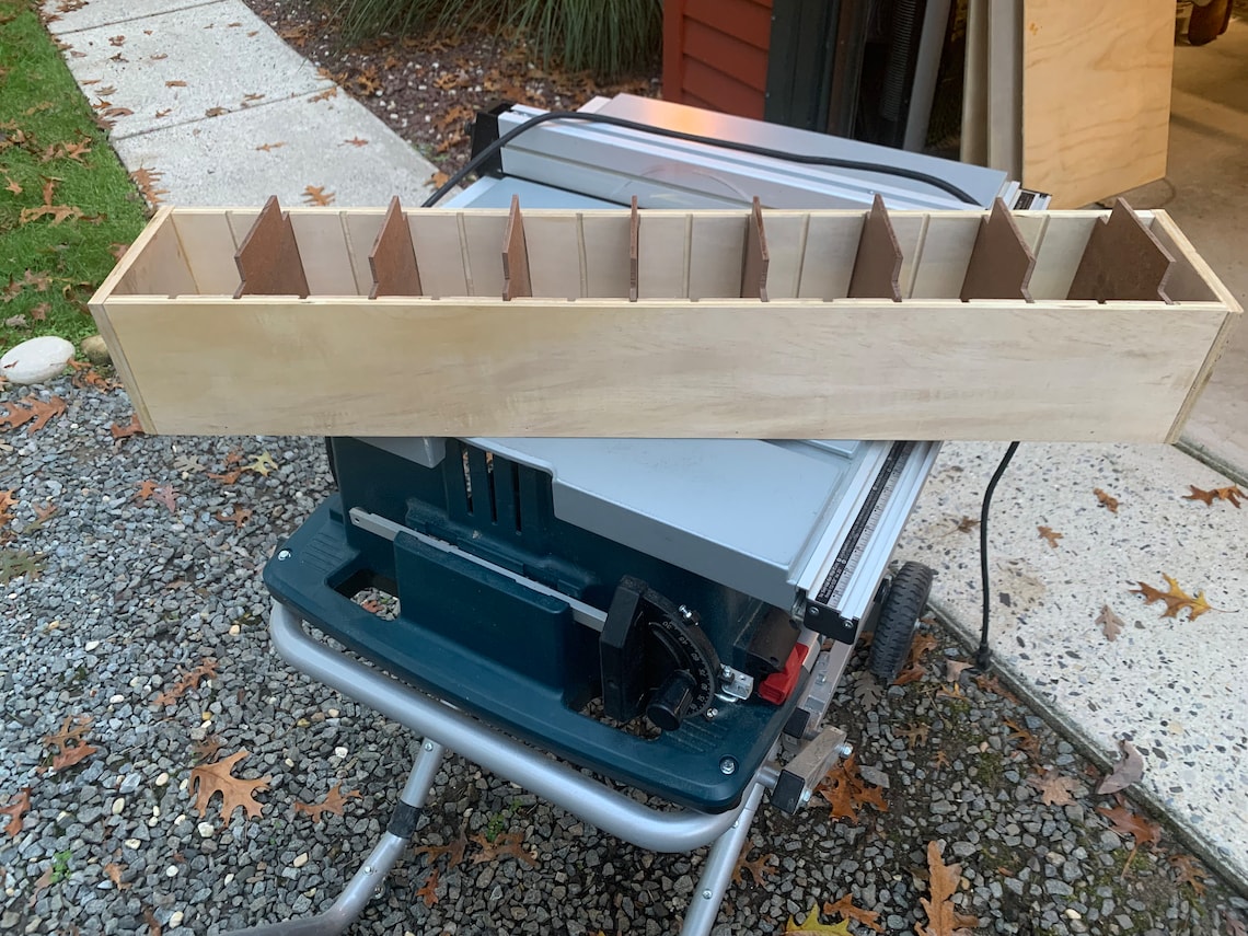 Sandpaper Organizer, PDF Plans, French Cleat, Sanding Discs, Storage ...