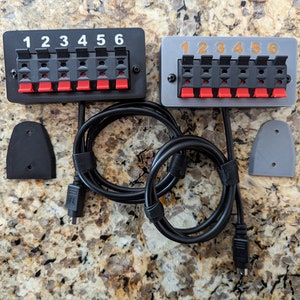 Customizable Breakout Box for Neptune Apex W/ Push Terminals 2 Switch ...