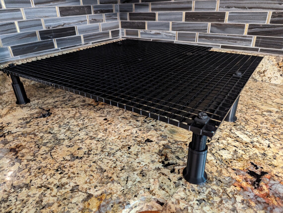 Adjustable Egg Crate Frag Rack Legs (set of 4) | Reef-safe 3D Printed ...
