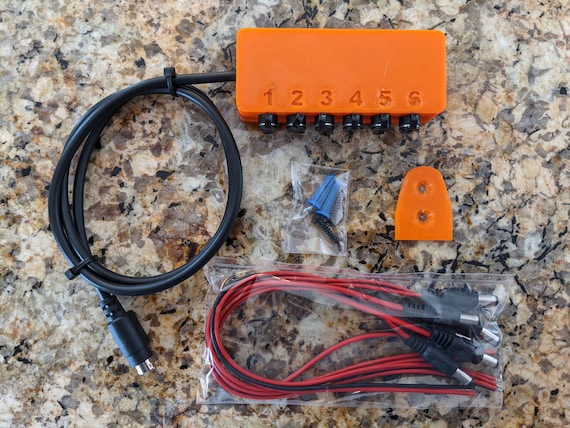 Breakout Box for Neptune Apex DC Jacks W/ 6 Cable Leads - Etsy