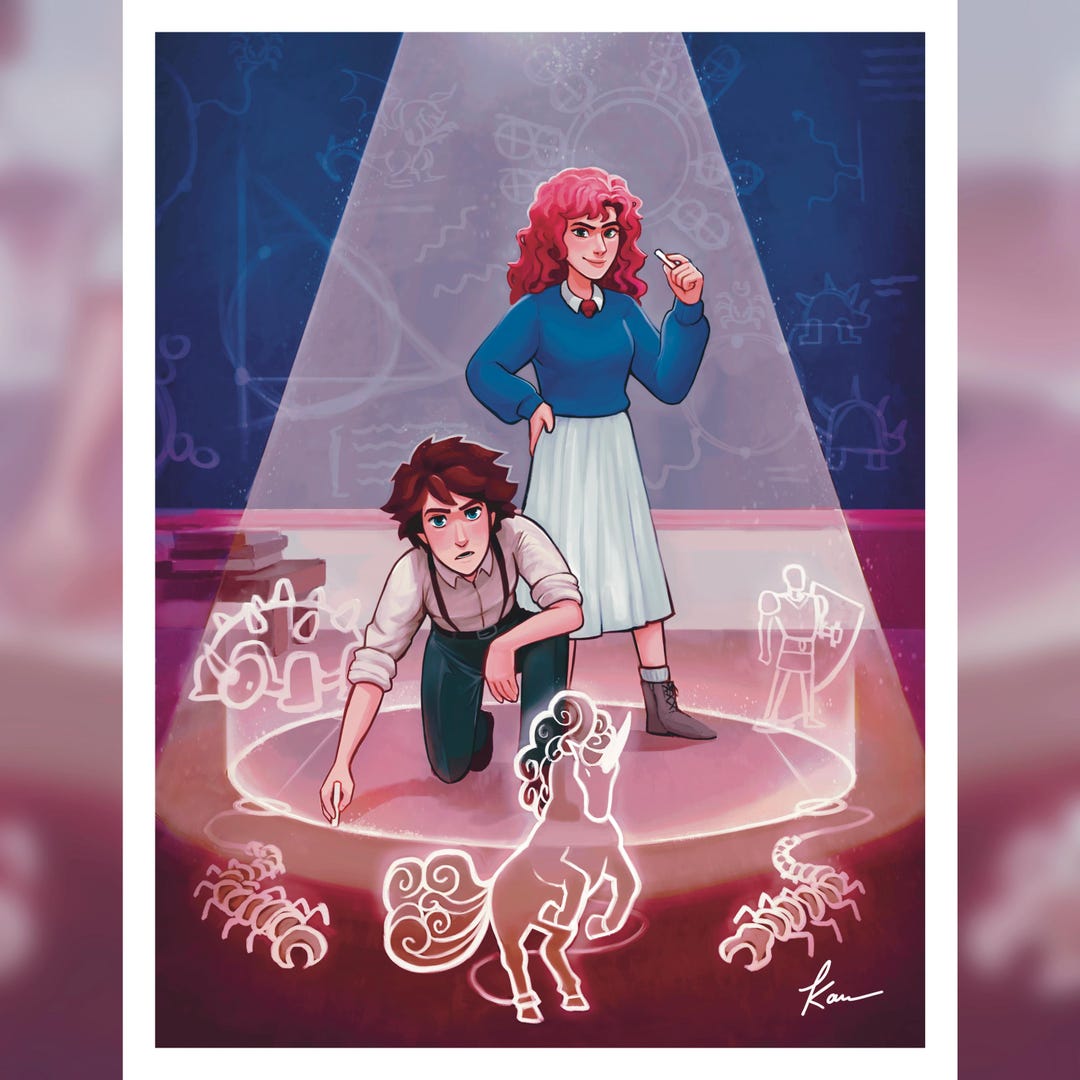 Rithmatist Art Print | Brandon Sanderson Fan Art - Etsy