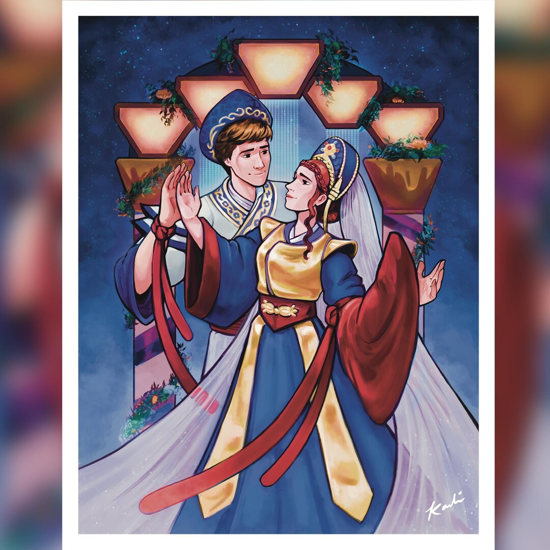 Shallan and Adolin | Stormlight Archive Art Print - Etsy