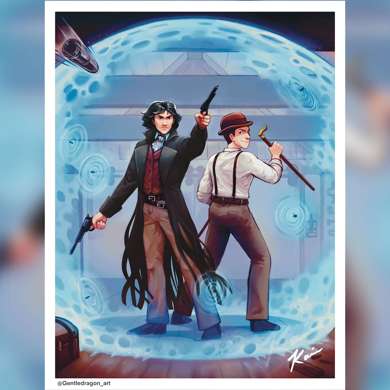 Wax and Wayne | Mistborn Art Print - Etsy