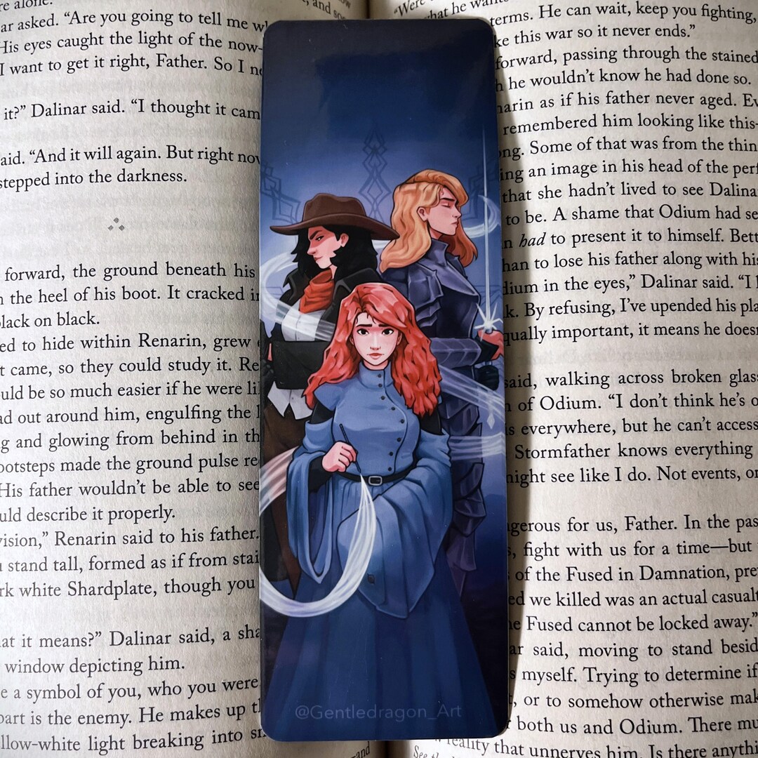 Shallan Laminated Bookmark | Stormlight Archive - Etsy