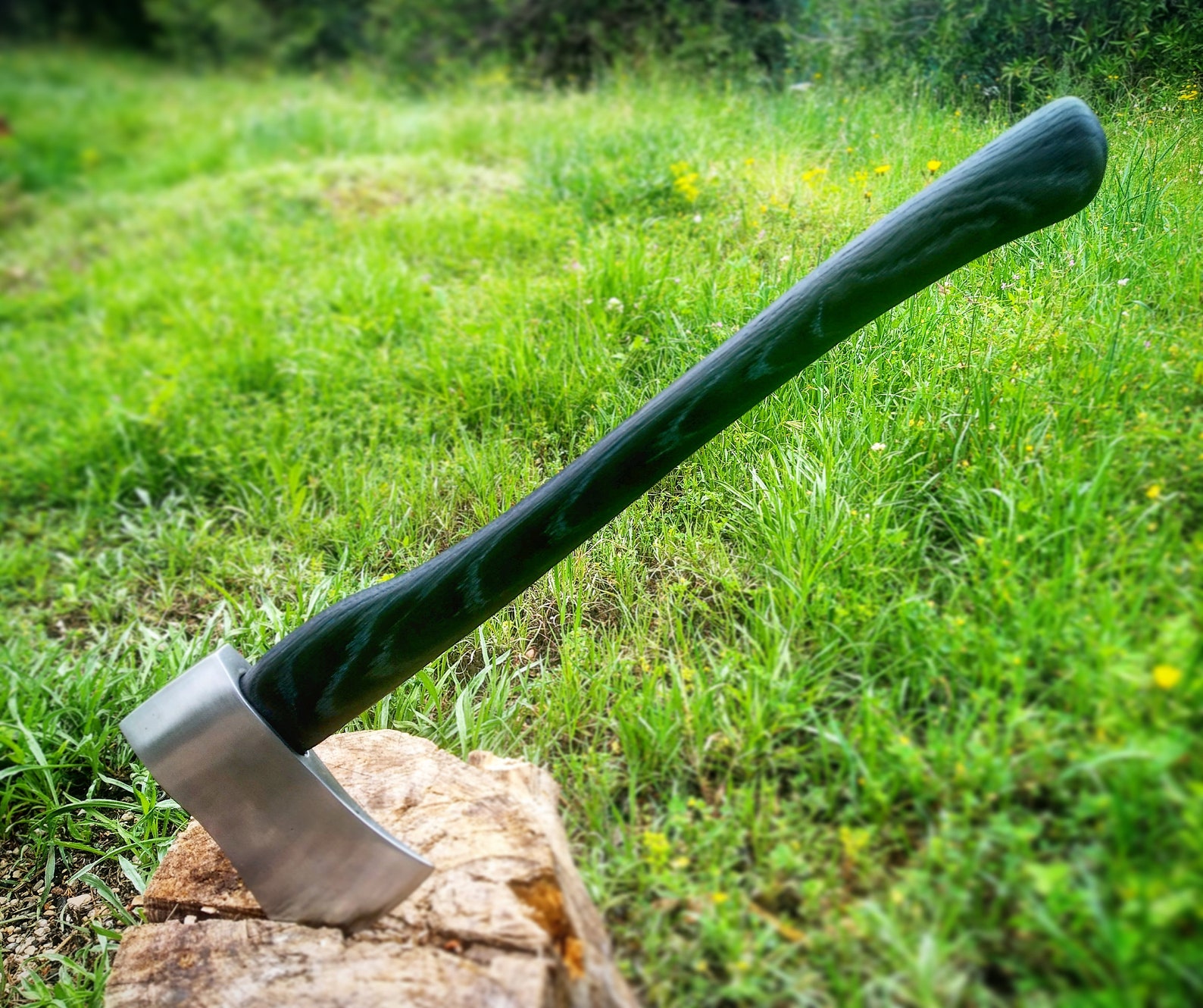 Custom Throwing Axe With White Oak Handle - Etsy