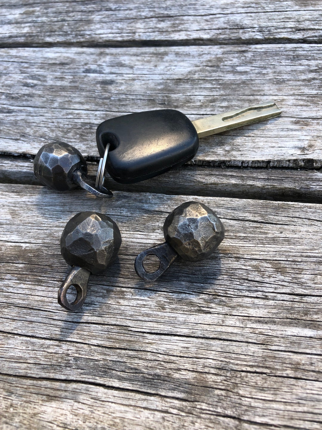 Small Forged Keyring Ball - Etsy
