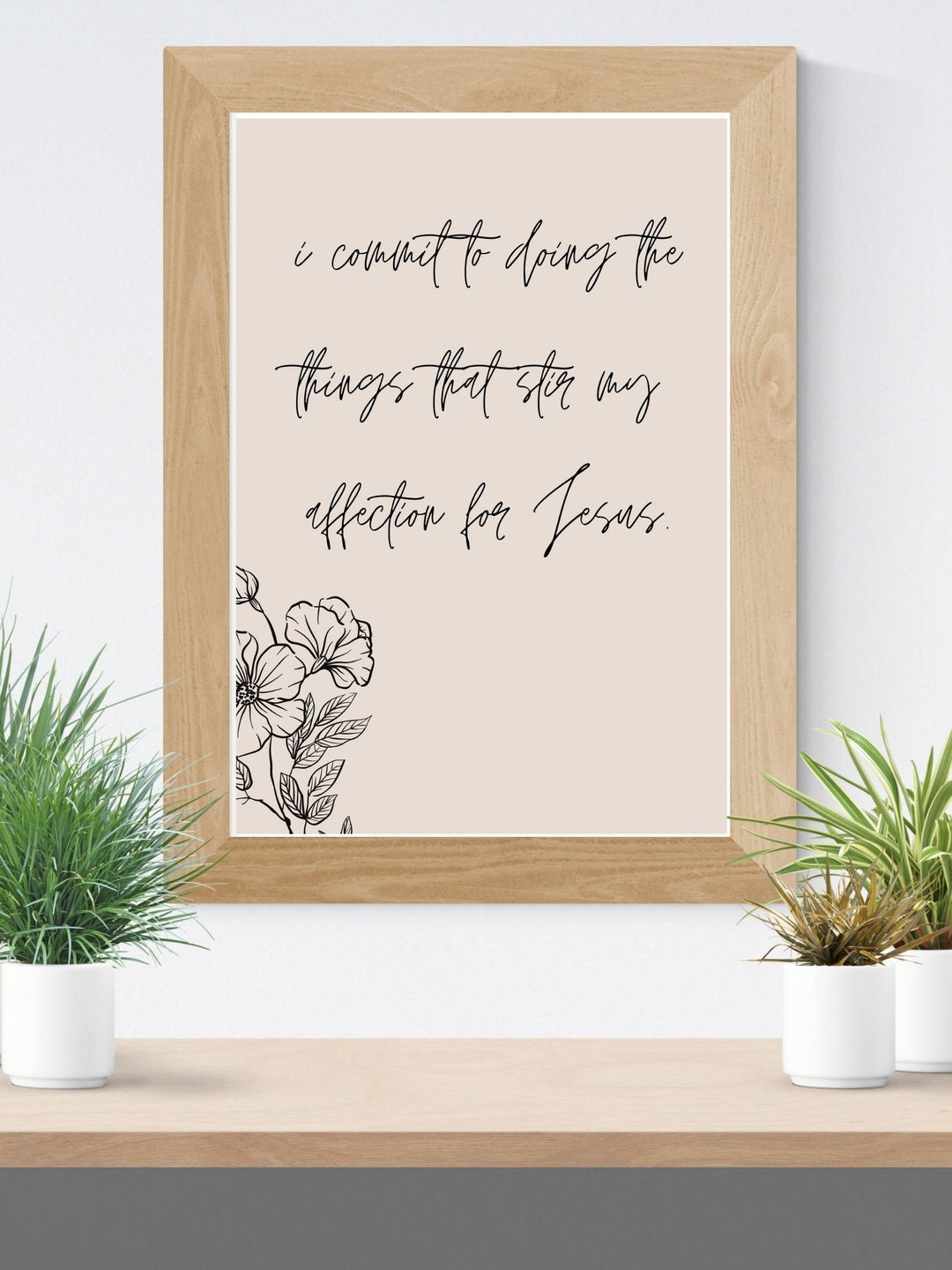 Affection for Jesus Printable - Etsy
