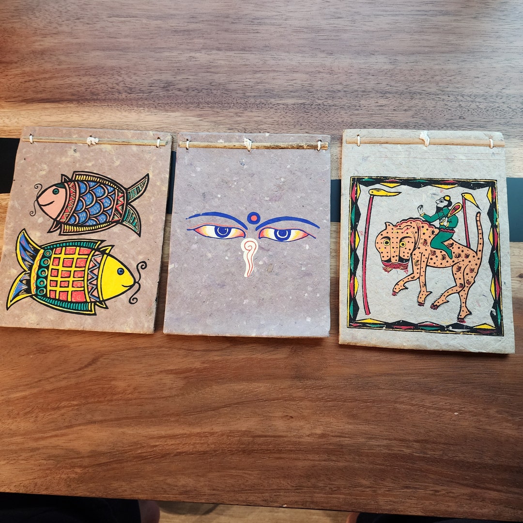 Nepali Softcover Lokta Notepads | Handmade in Nepal - Etsy