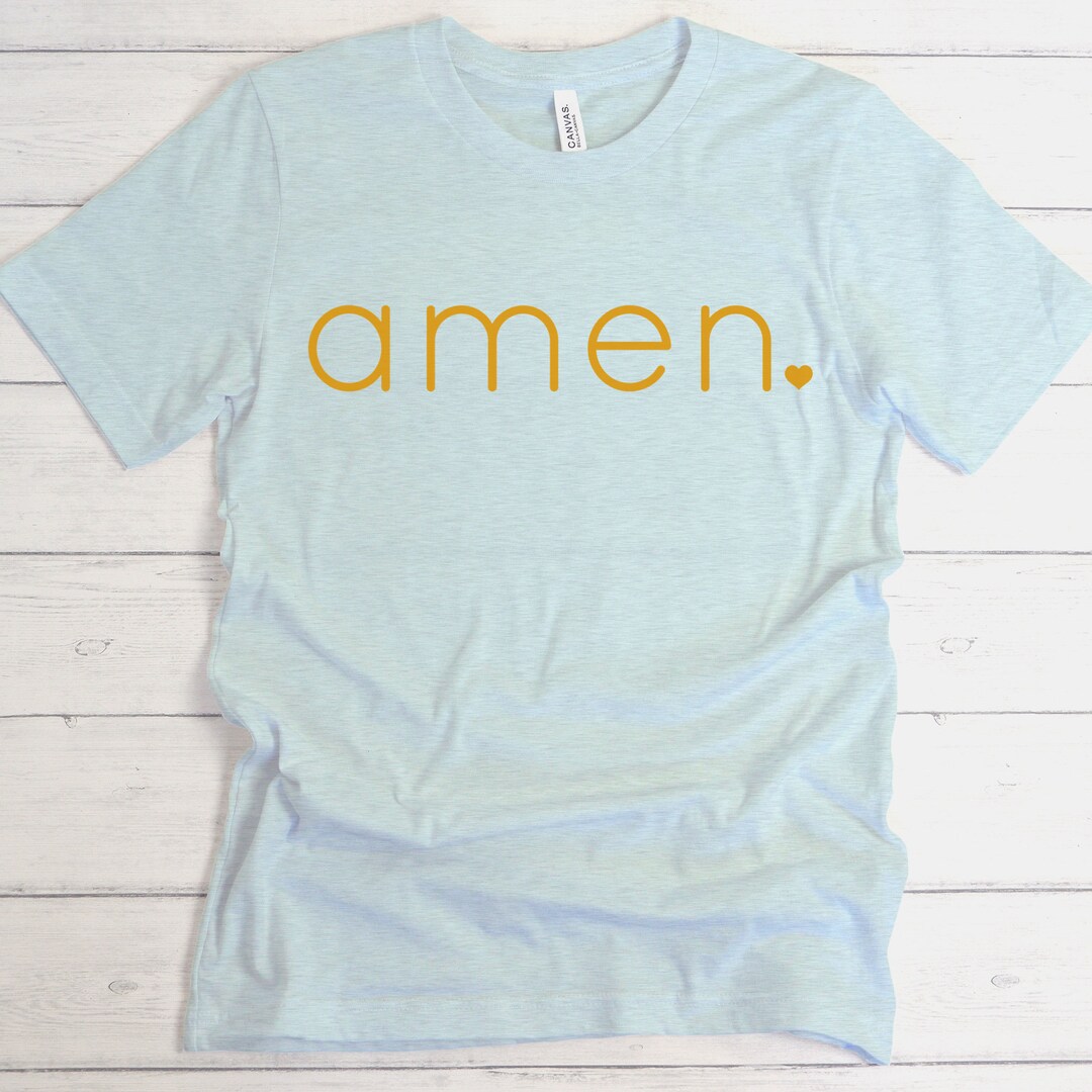 Women's Amen Shirt, Christian Shirt, Christian Shirts for Women ...