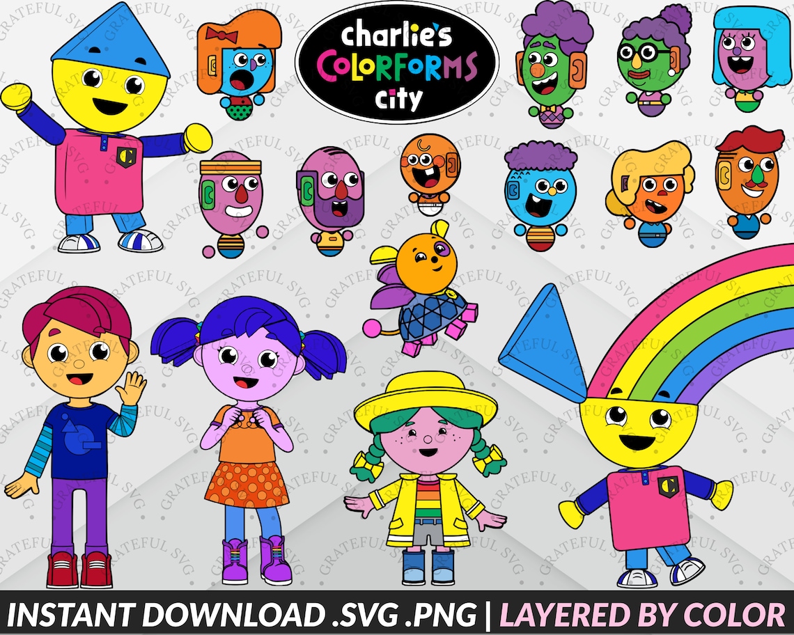 Charlies Colorform City SVG Bundle Charlies Colorform City | Etsy