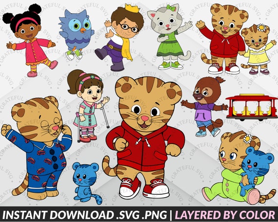 Daniel Tiger SVG Bundle / daniel tigre svg / daniel tigre | Etsy España