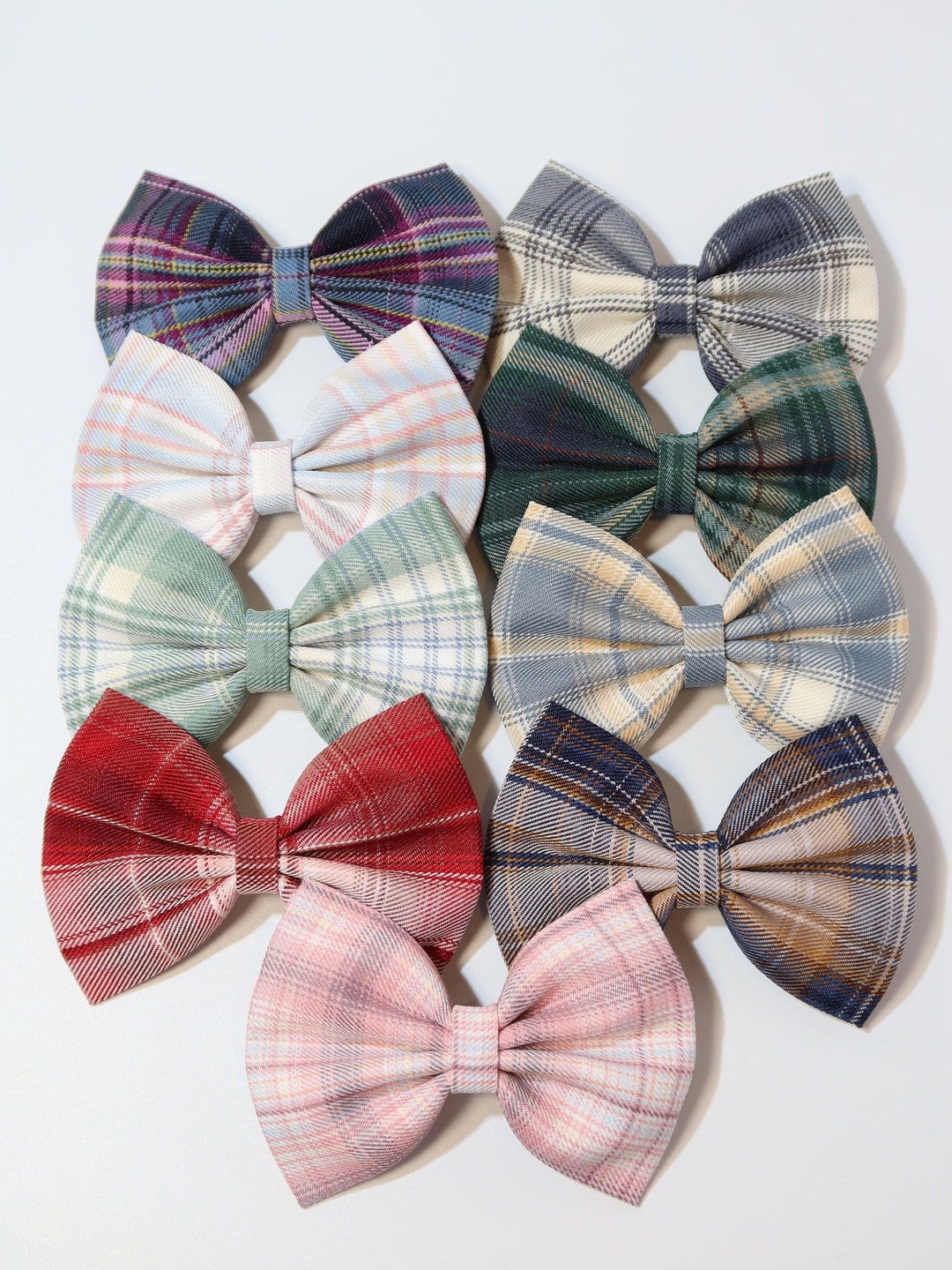 Classic Fabric Bows School Girl Uniform Plaid Bows School Bow for Girls ...